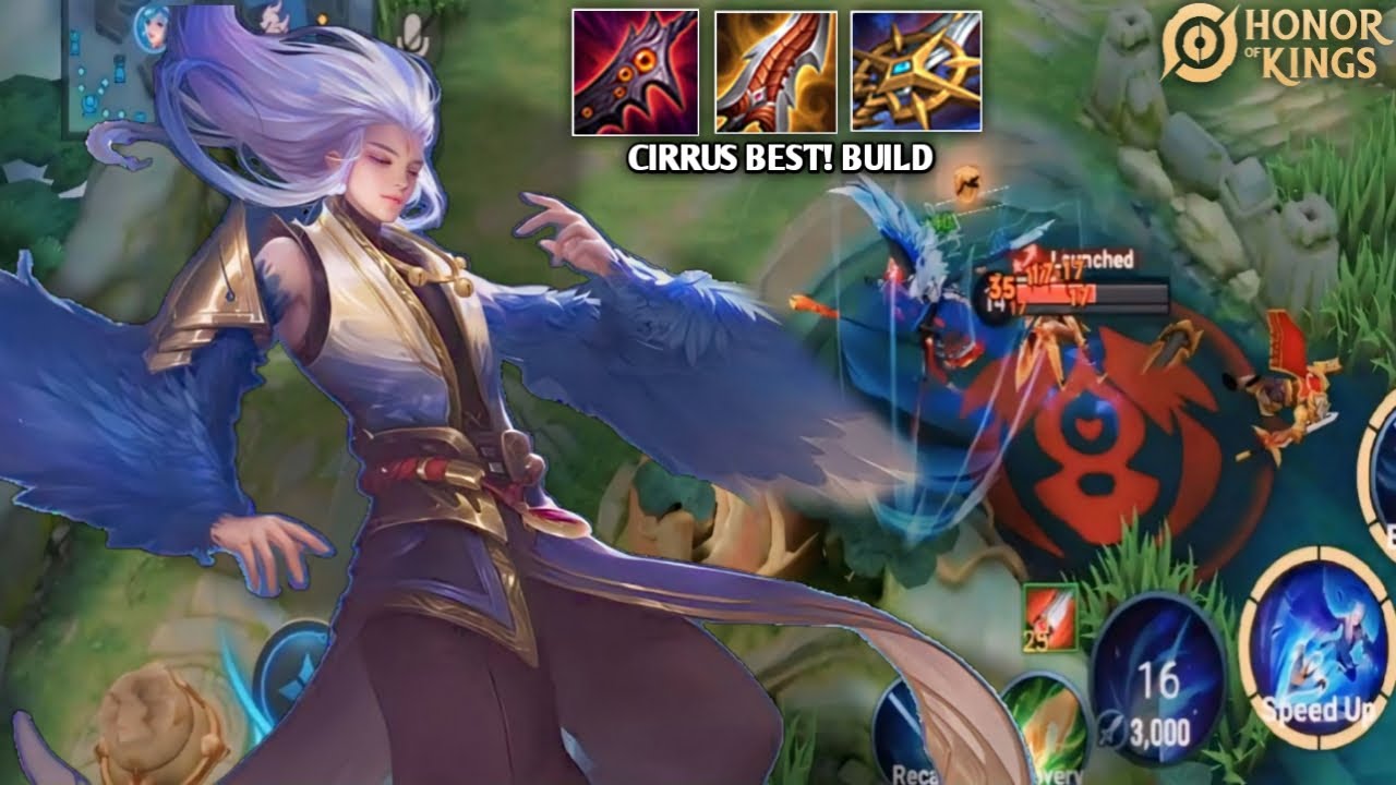 CIRRUS BEST BUILD - GAMEPLAY - ( HONOR OF KINGS 2024 ) - YouTube