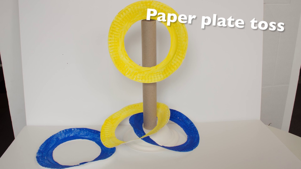 5 MINUTE FUN | PAPER PLATE GAMES - YouTube