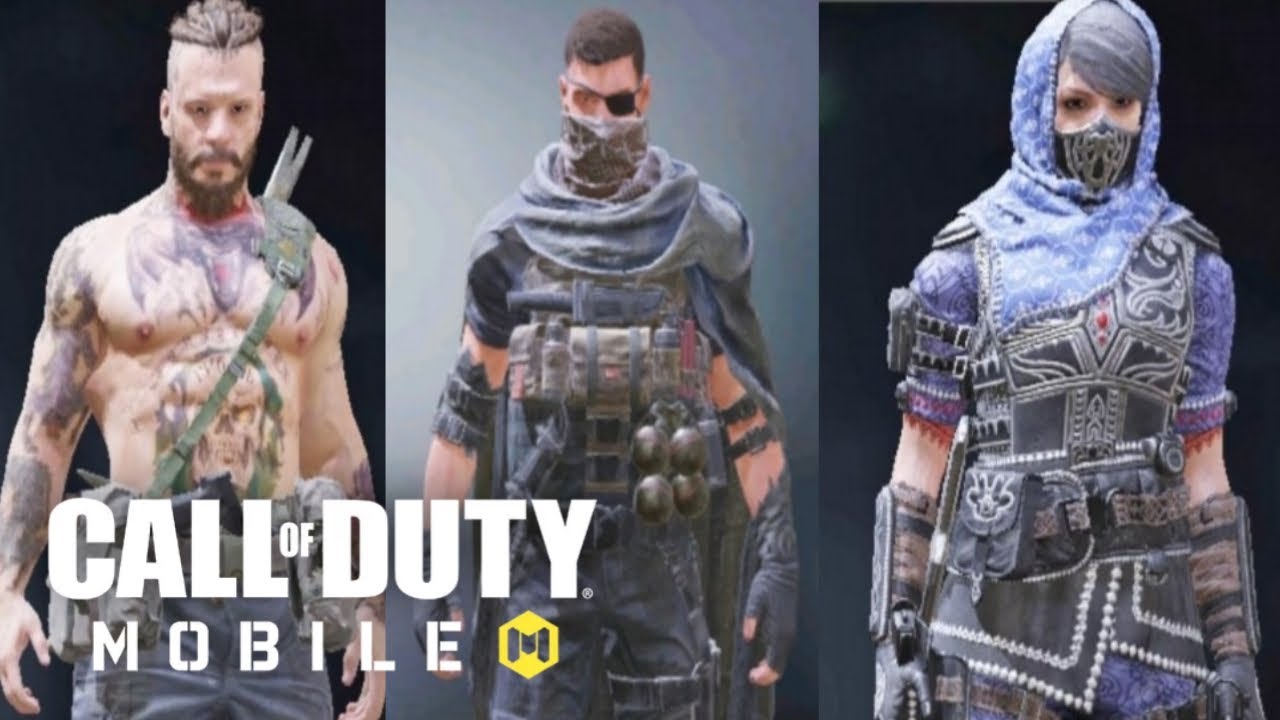 CODM SEASON 7 FREE AND PAID ALL CHARACTER IN-GAME VIEW LEAKS | LUCKY ...