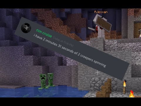 i have 2 minutes 31 seconds of 2 creepers spinning - YouTube