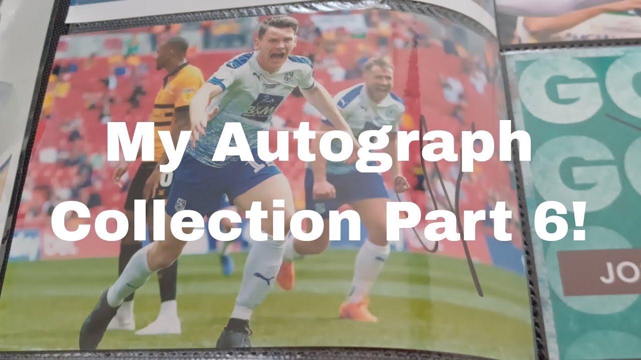 My Entire Autograph Collection Part 6! - YouTube