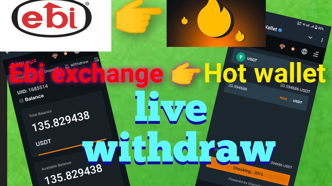 Ebi exchange থেকে Hot wallet live withdraw | How to withdraw hot wallet ...