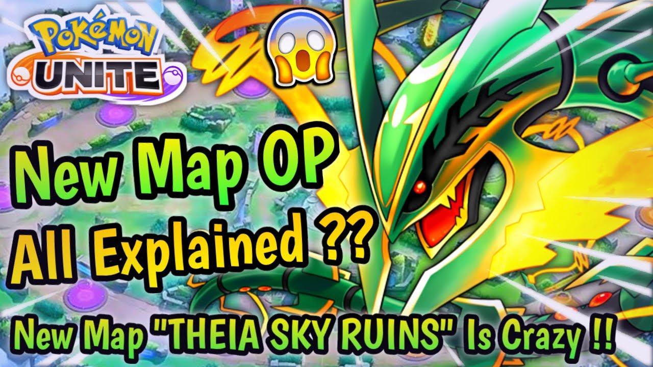 New Map Theia Sky Ruins Is Crazy!! 😍🔥 | Pokemon Unite Hindi Gameplay ...