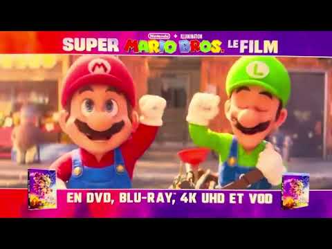 SUPER MARIO BROS LE FILM EN DVD,BLU-RAY, 4K UHD ET VOD