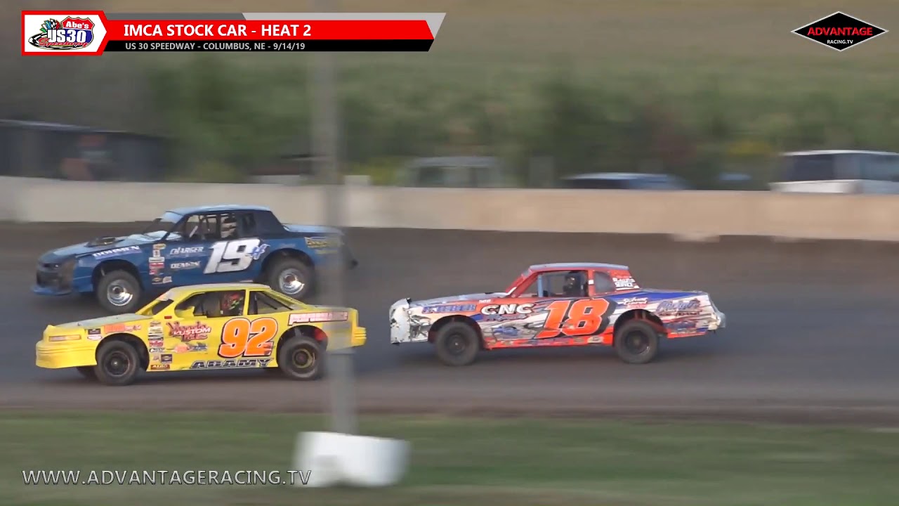 Stock Car Heats - US 30 Speedway - 9/14/19 - YouTube