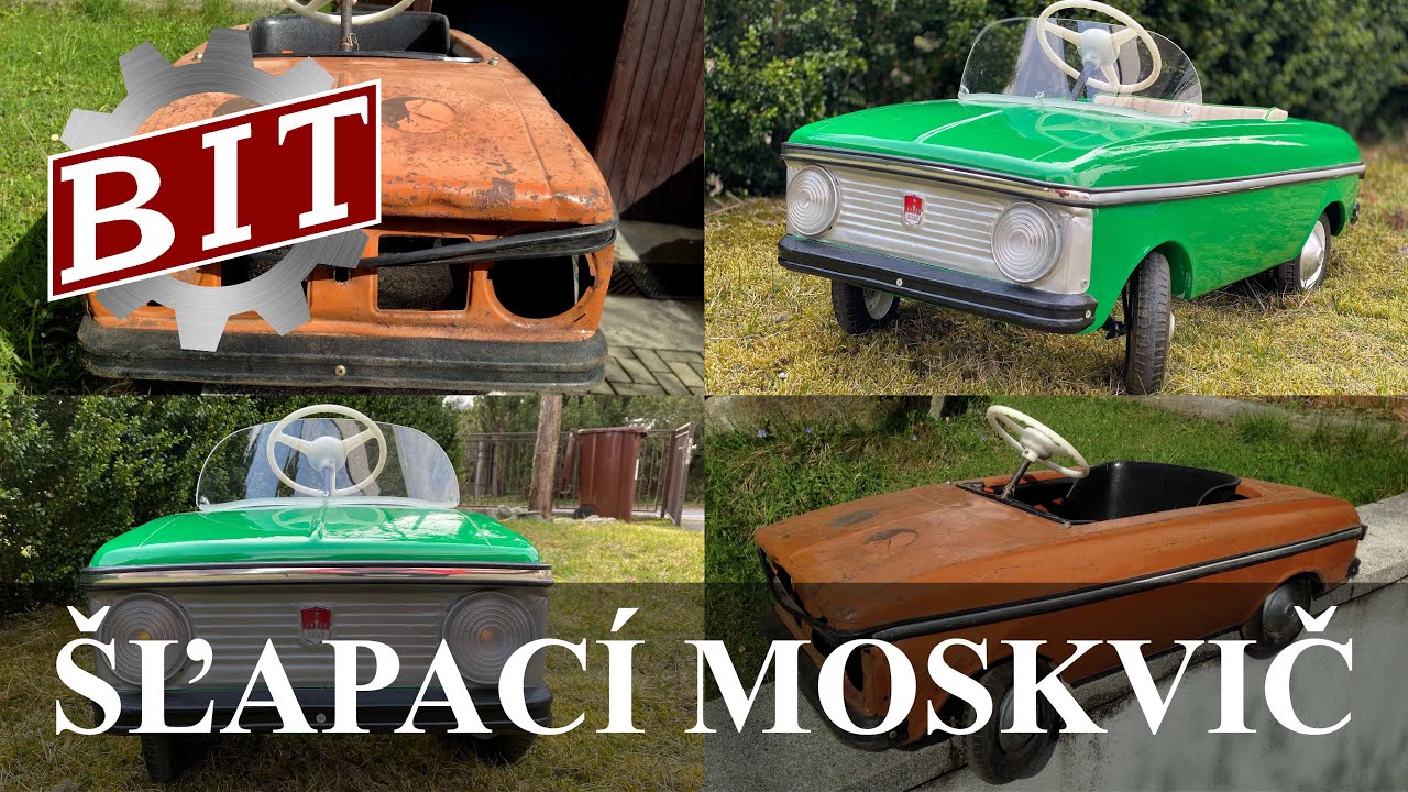 Šľapacie autíčko Moskvič - YouTube