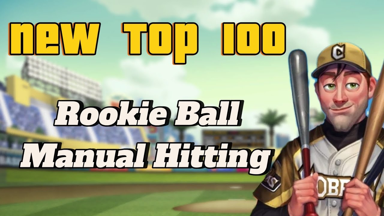 Baseball Clash- New Top 100- Rookie Ball Manual Hitting - YouTube