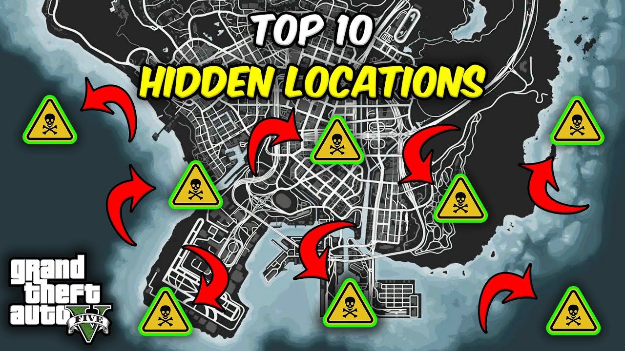 TOP 10 Secret Hidden Locations & Places 😱 in GTA 5 Rockstar Doesn’t ...