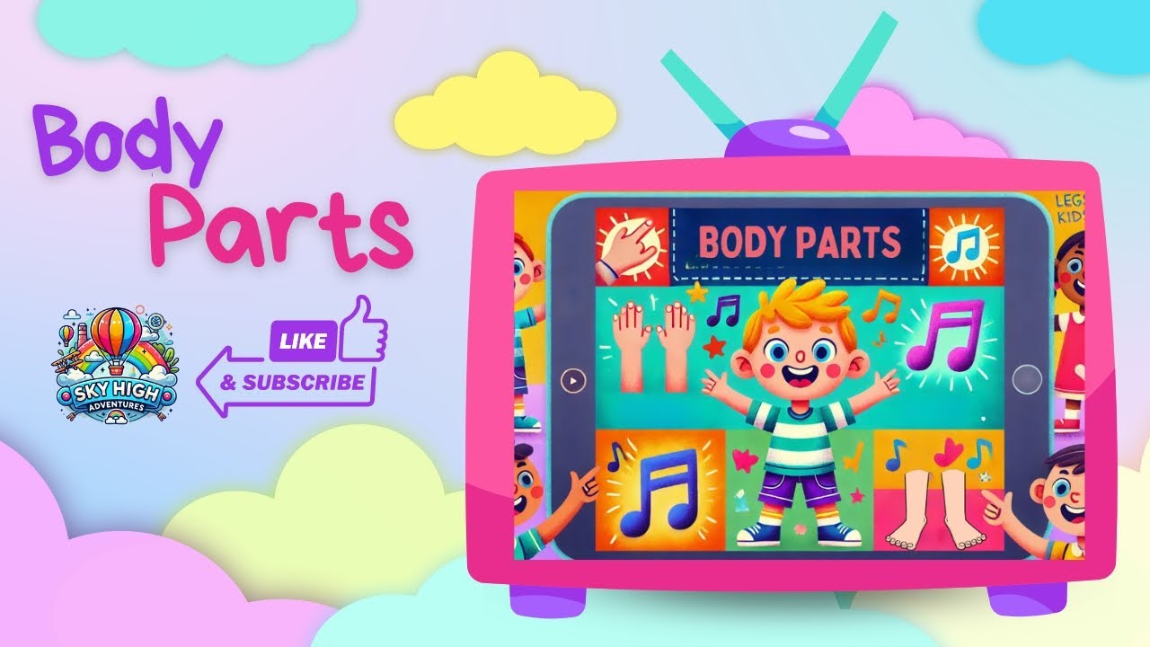 Fun Body Parts Song for Kids - Learn and Sing Along! - YouTube