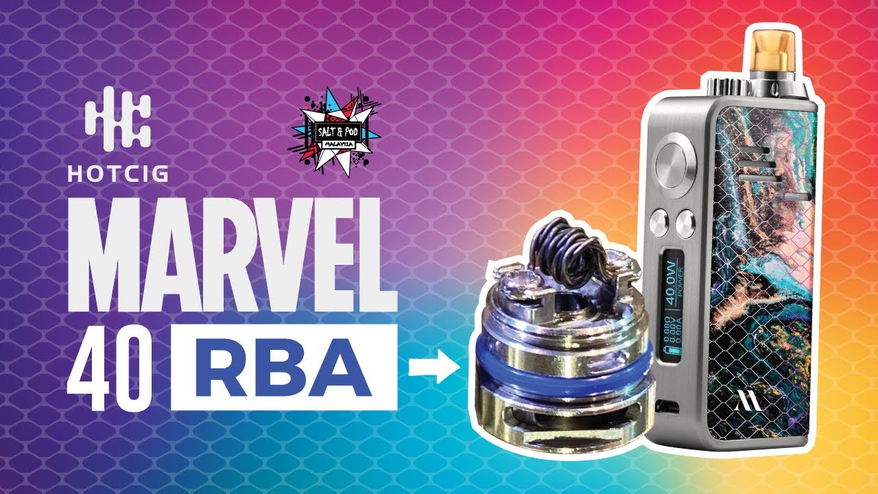 EP16: BOLEH LAWAN DENGAN VAPE MOD? MARVEL 40 RBA (ADJUSTABLE AIRFLOW ...