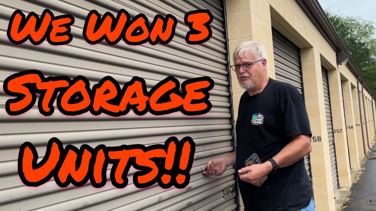 We Won 3 Storage Units At A Live Storage Wars Auction In Toledo, Ohio ...
