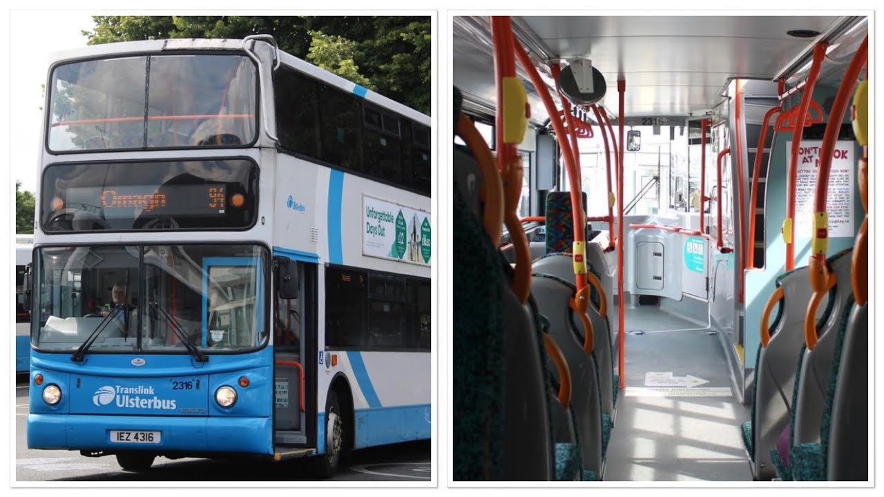 Alexander ALX400 #2316 - Translink Ulsterbus - YouTube