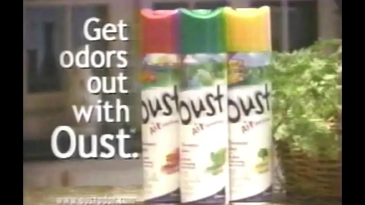 oust antibacterial spray advertisement - YouTube