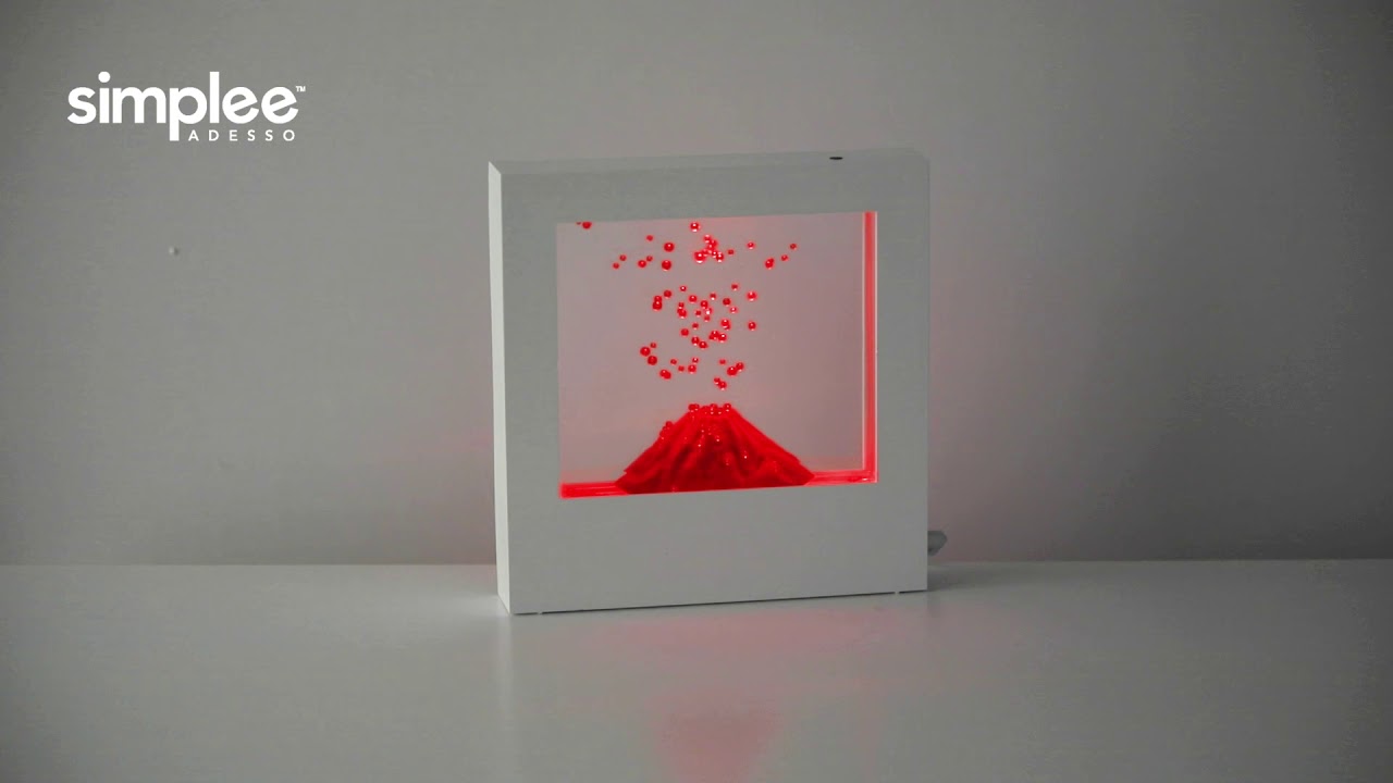 SL3983-22 Volcano Novelty Light Box - YouTube