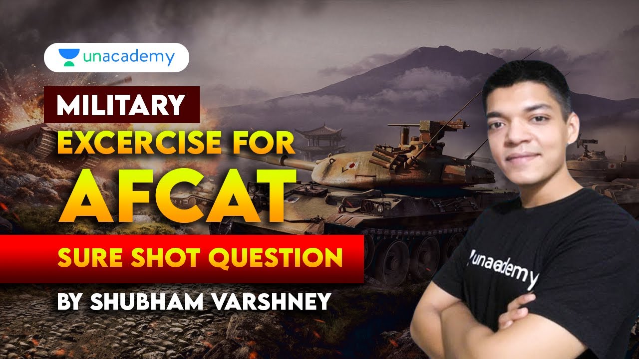 Military Exercise For AFCAT : Sure Shot Questions | Shubham Varshney | English - YouTube