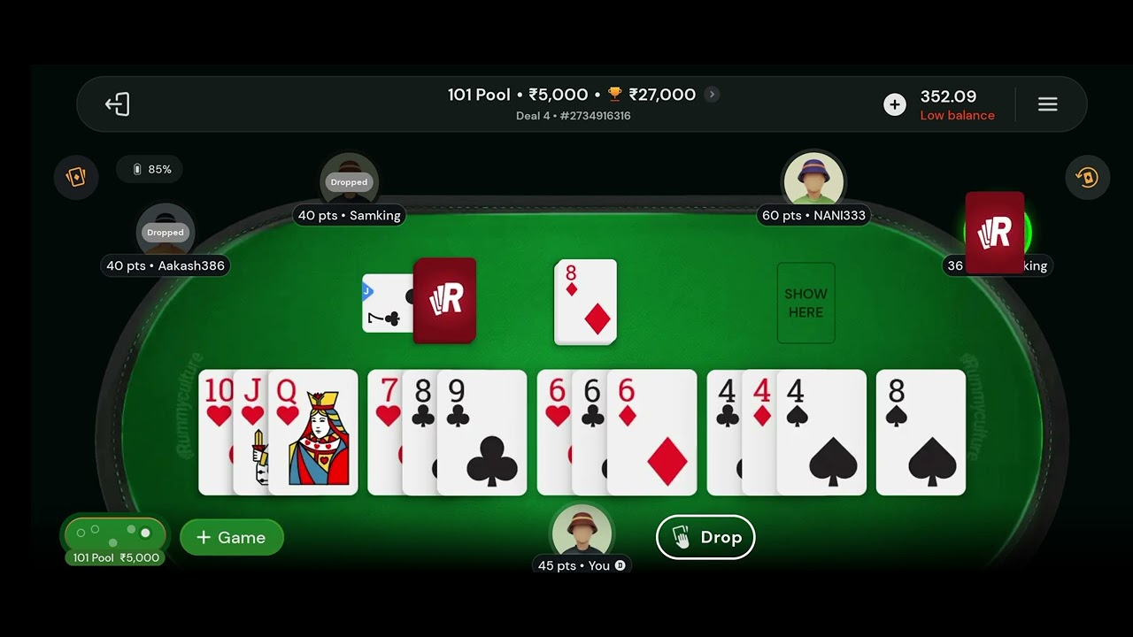 RUMMY CULTURE ( 101 Pool 5000) - YouTube
