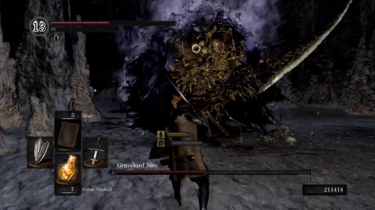 DARK SOULS: REMASTERED Cleric Tomb Of The Giants Gravelord Nito Boss ...