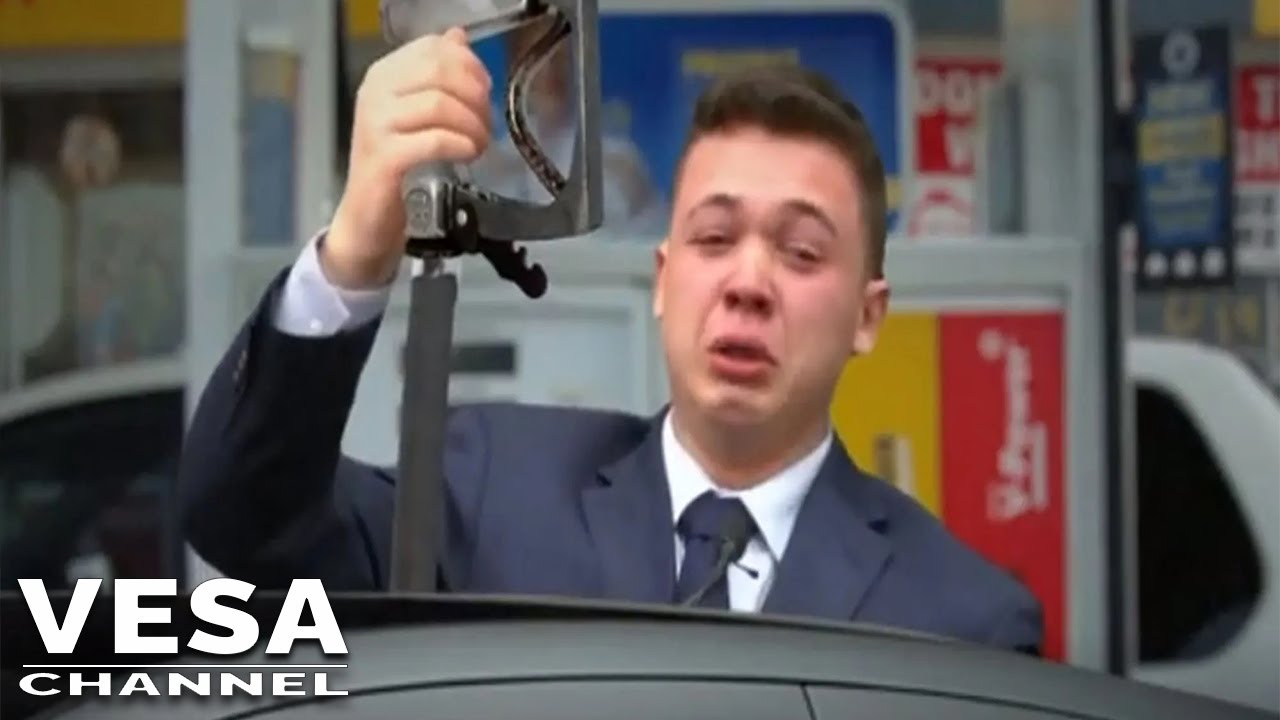 Kyle Rittenhouse shared a gas meme of him crying at the pump - YouTube
