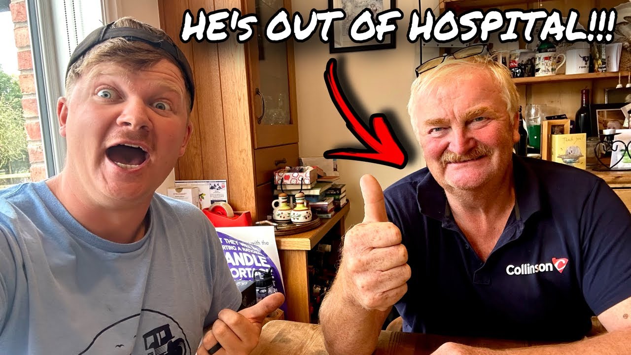 HE IS BACK!… JUST OUT OF A&E! | Tom Pemberton Farm Life | The Content Farm