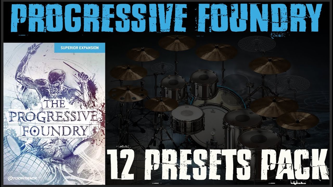 🔥🔥Superior Drummer 3 - SDX Series 6 [PROGRESSIVE FOUNDRY PACK]🔥🔥 - YouTube