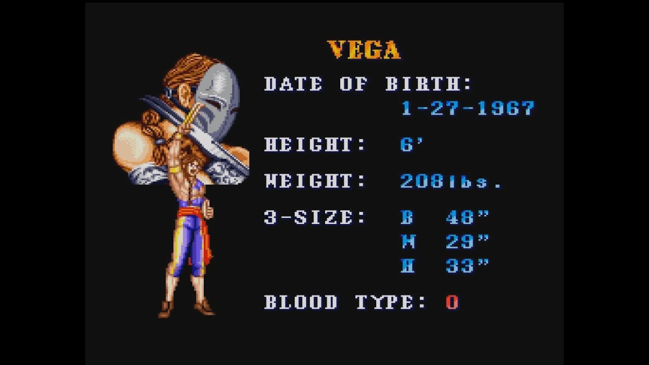 Street Fighter 2: Special Champion Edition - Sega Mega Drive - Vega ...