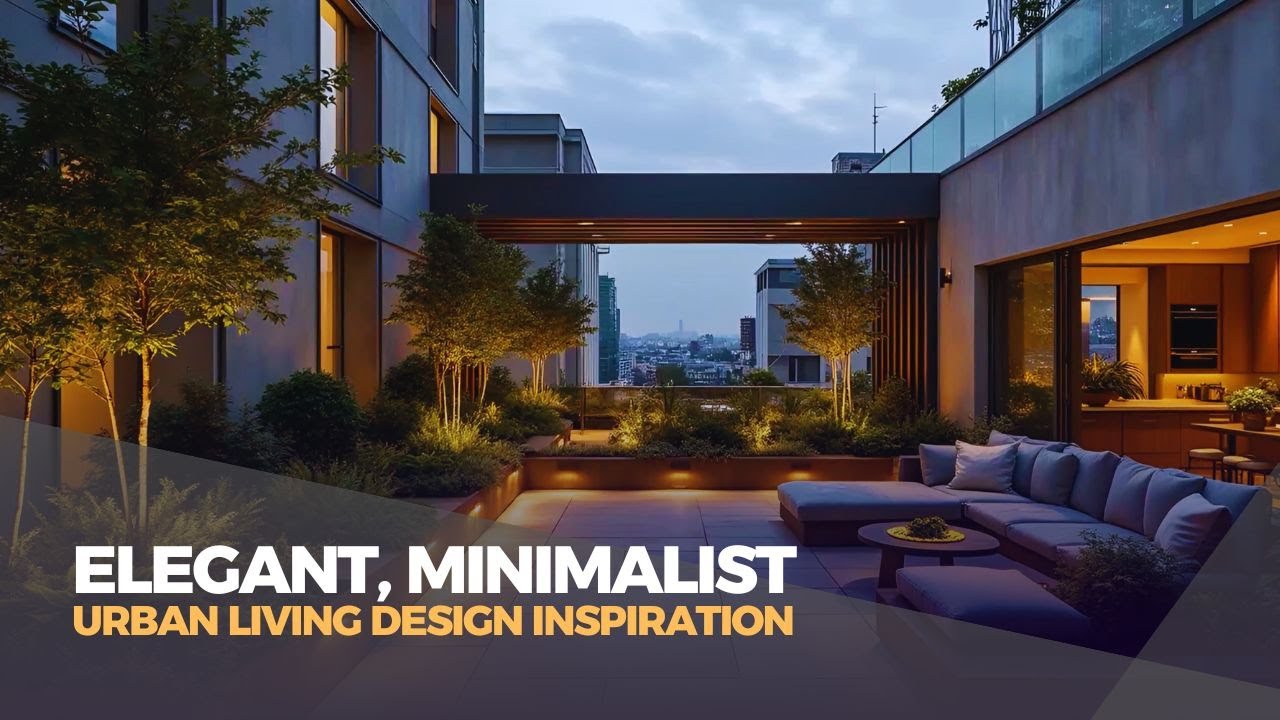 Elegant, Minimalist Urban Living Design Inspiration - YouTube