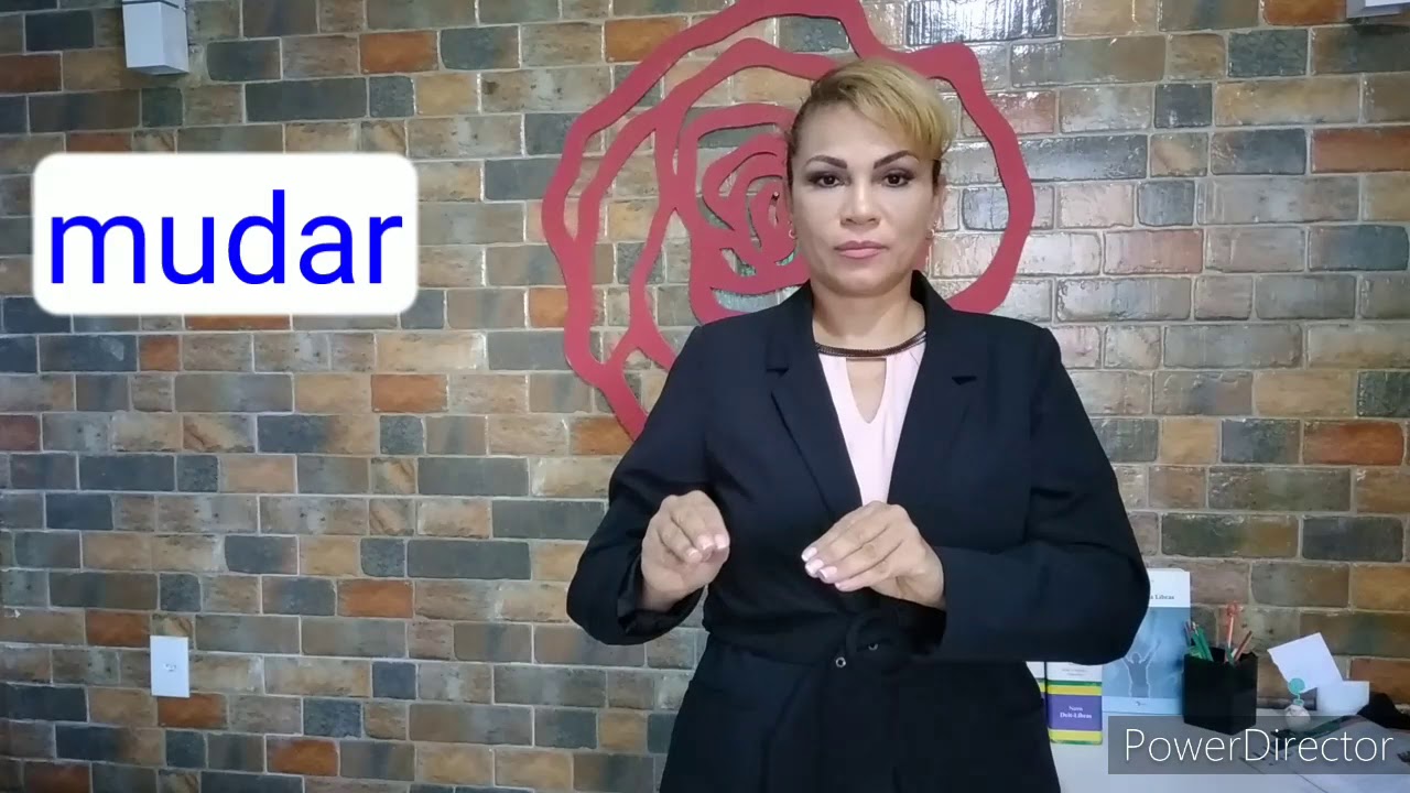 verbo mudar (de um lugar a outro) em Libras - YouTube