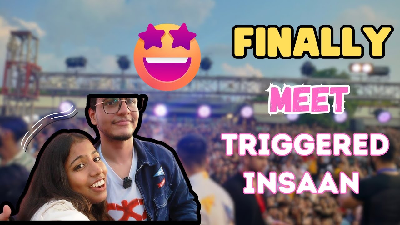 Finally Met @triggeredinsaan 😍🤩on same stage with triggered insaan🥳🥳 ...