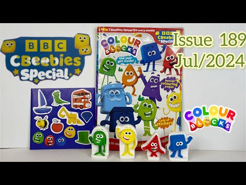 CBeebies Special Magazine, issue 189, Jul/2024, with Colourblocks paint & play!!! 🟩🟨🟥🟦