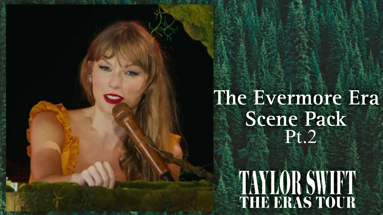 The Evermore Era |Taylor Swift The Eras Tour Scene Pack Collection ...
