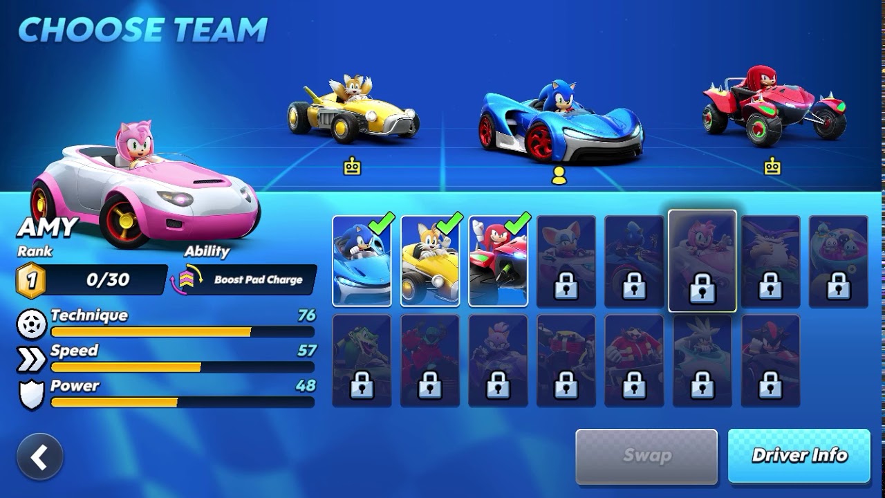 Team sonic racing mobile - YouTube