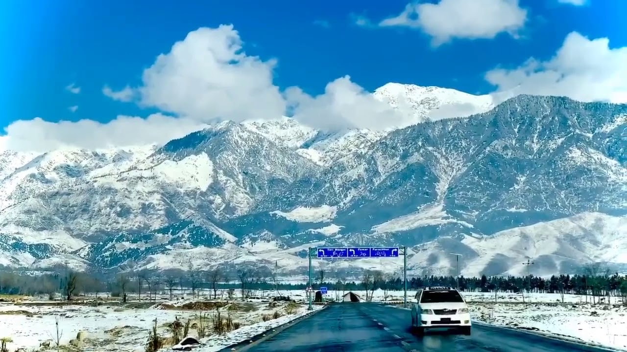 Parachinar’s cinematic veiw in snow fall | Parachinar beauty - YouTube