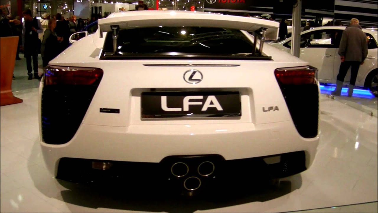 Lexus LFA, Nissan GTR, Audi R8 V10 Spyder, Alfa 8C Spider @ Vienna Auto ...