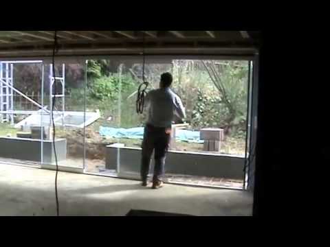 Large Opening Patio Door Frameless Double Glazing - YouTube