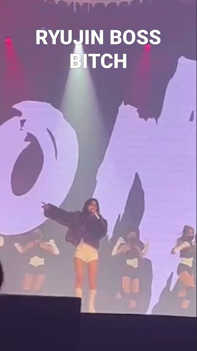 Ryujin solo stage | Boss Bitch | CHECKMATE #ITZY WORLD TOUR - YouTube