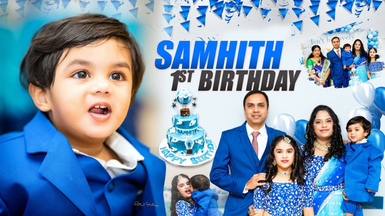 Samhith 1st Birthday Grand Celebrations | Wakefield | UK | PixLLOID ...