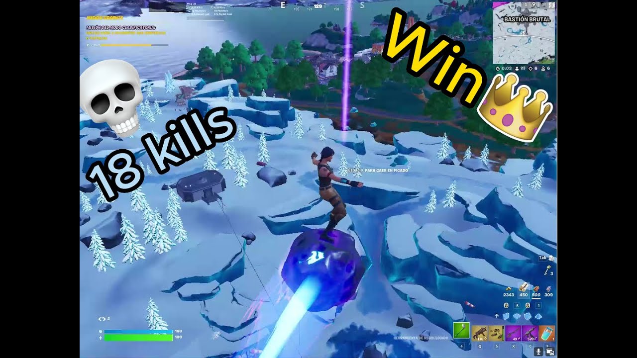 Fortnite 18 Kills Win ranked🗿 - YouTube