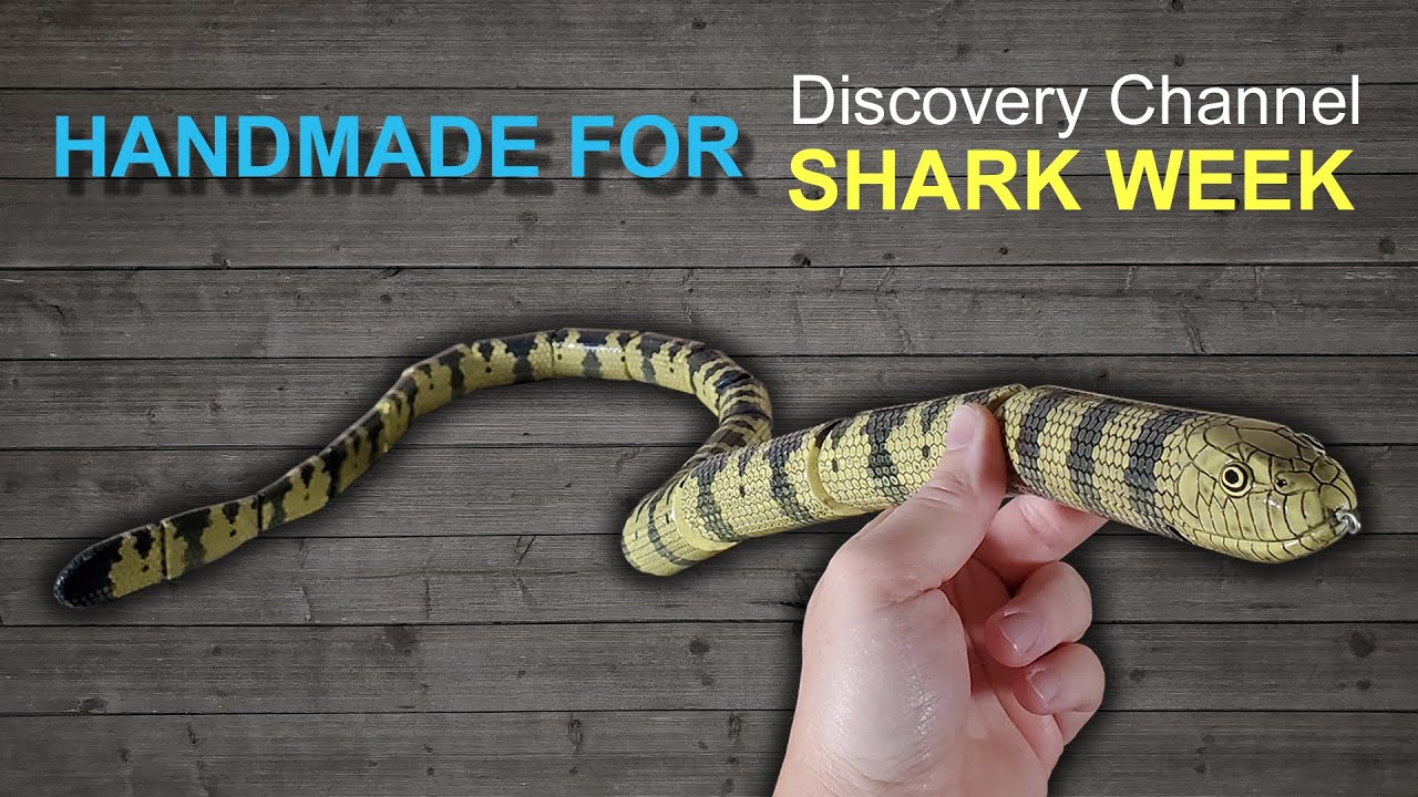 My lures made it onto the Discovery Channel for Shark Week! - YouTube