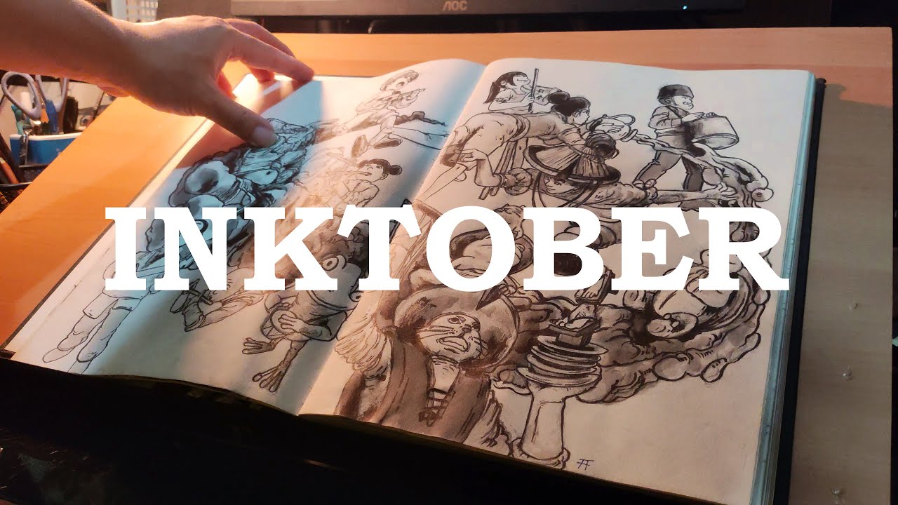 INKTOBER | Sketchbook Tour, Small Talks - YouTube