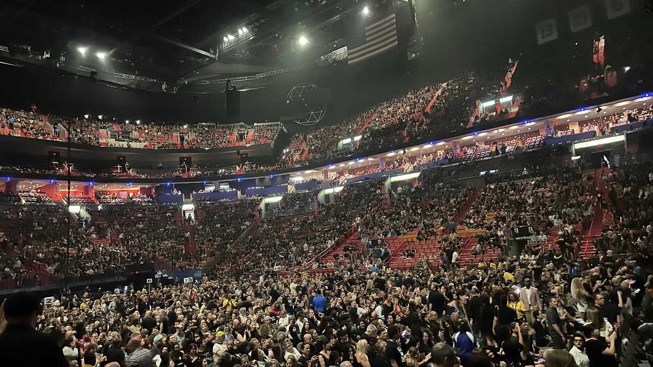 The Cure at Kaseya Center in Miami, FL. 7/1/23. Part 1 of 2. - YouTube