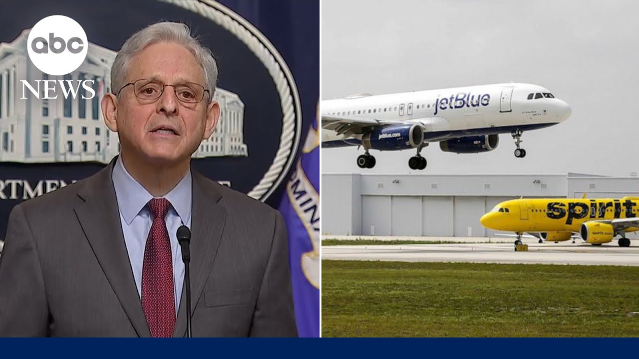 Attorney General Merrick Garland Announces Lawsuit To Block Jetblue And