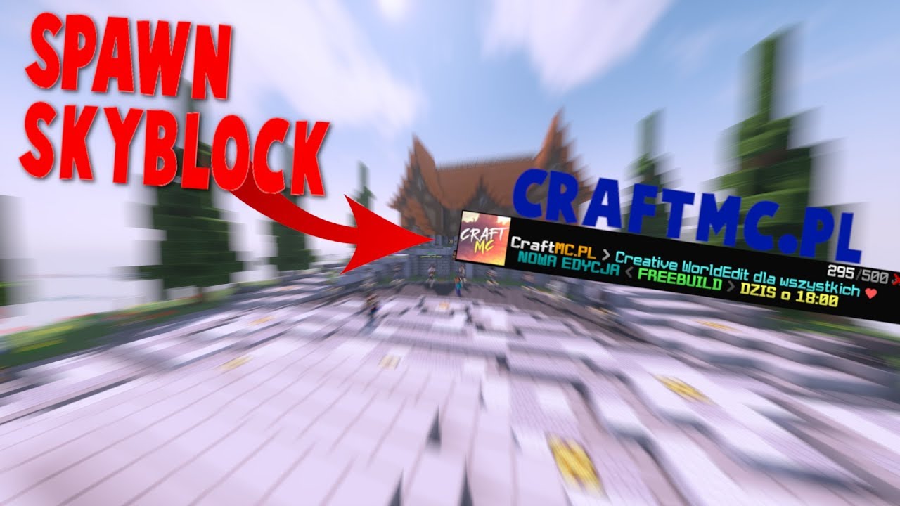 SKYBLOCK SPAWN Z SERWERA CRAFTMC.PL | DL - YouTube