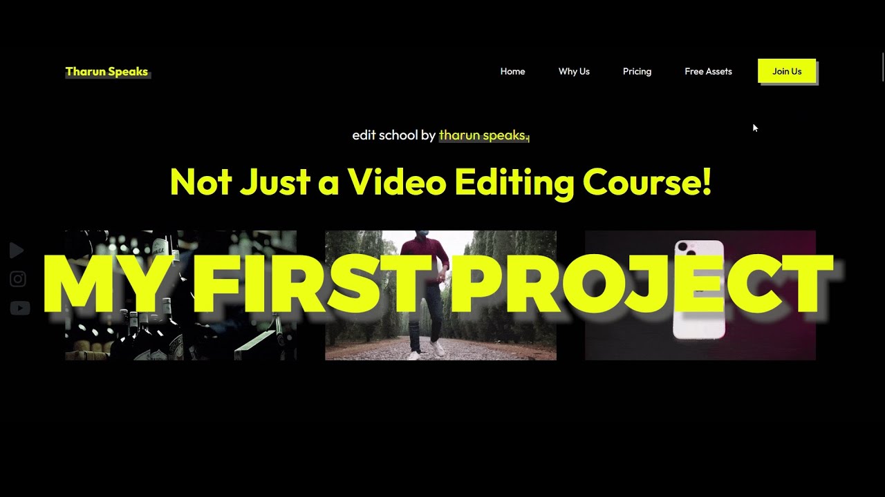 My First Project! - YouTube