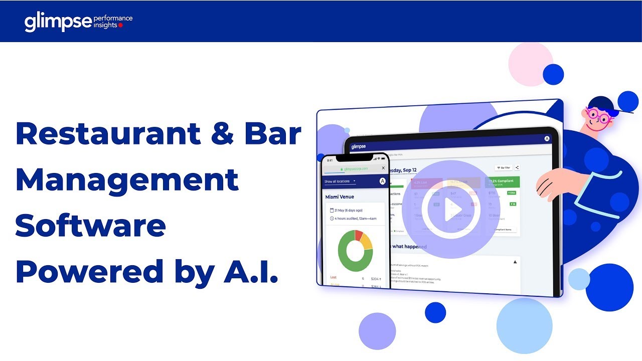 Glimpse - Restaurant & Bar Management Software Powered by A.I. - YouTube