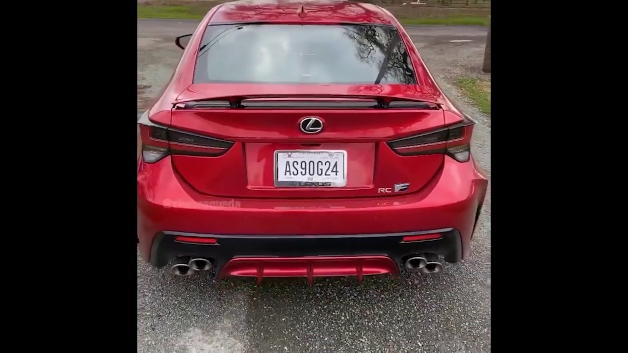 Lexus RC-F in Infrared - YouTube