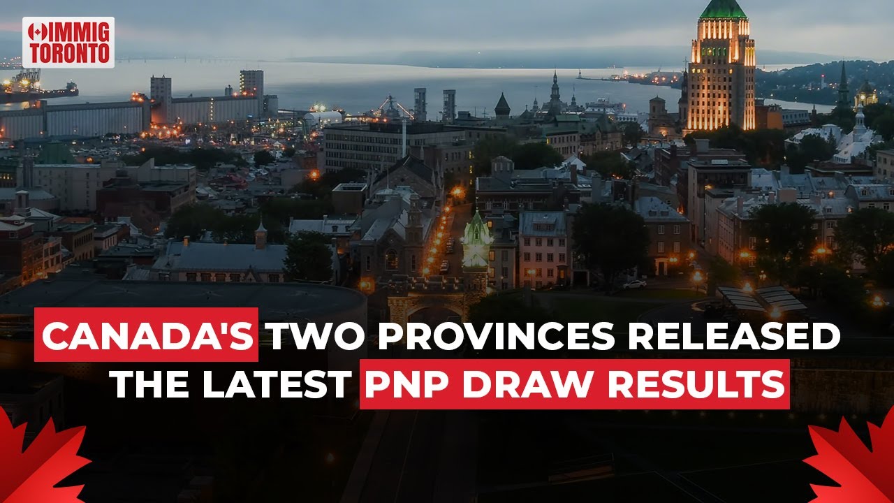 Canada's two provinces released the latest PNP draw results ...