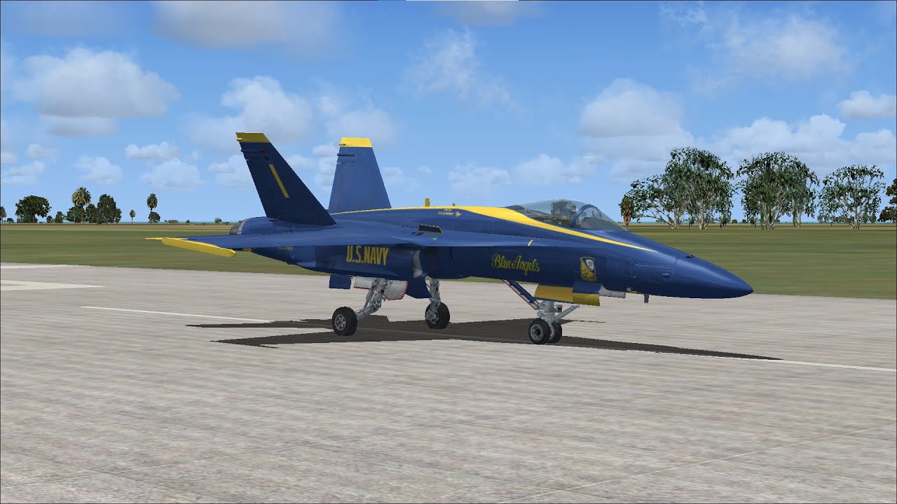 Boeing F/A-18 - FSX - Gameplay - CGP to BZL - YouTube