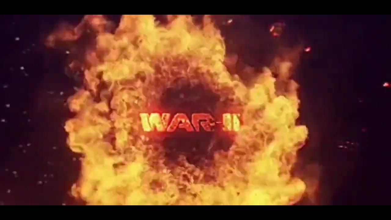 WAR II (2025) MISSION 2 : CHAPTER X Title Card First Look Glimpse Ft ...