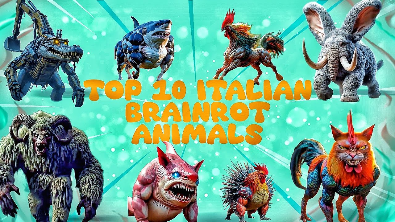 Top 10 Italian Brainrot Ai Animals Compilations - YouTube
