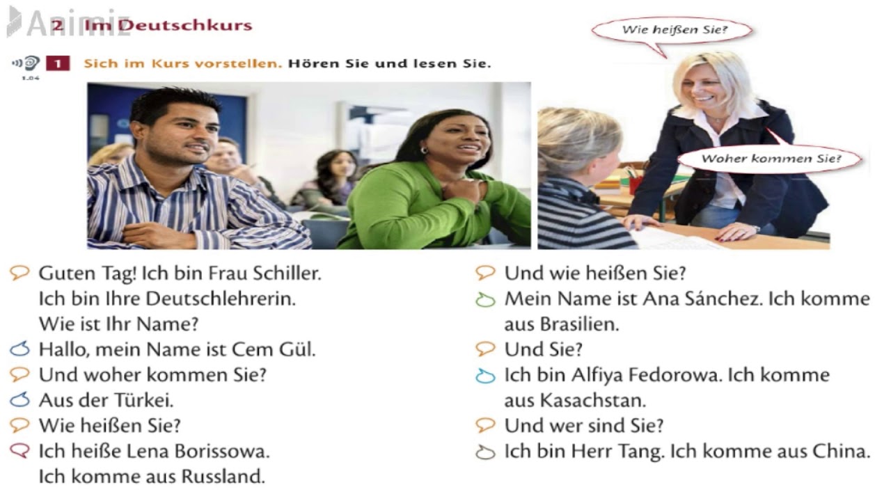 How to introduce yourself in German - YouTube